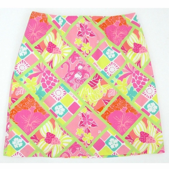 Lilly Pulitzer | Skirts | Lilly Pulitzer Vintage Skirt Diamond Head ...